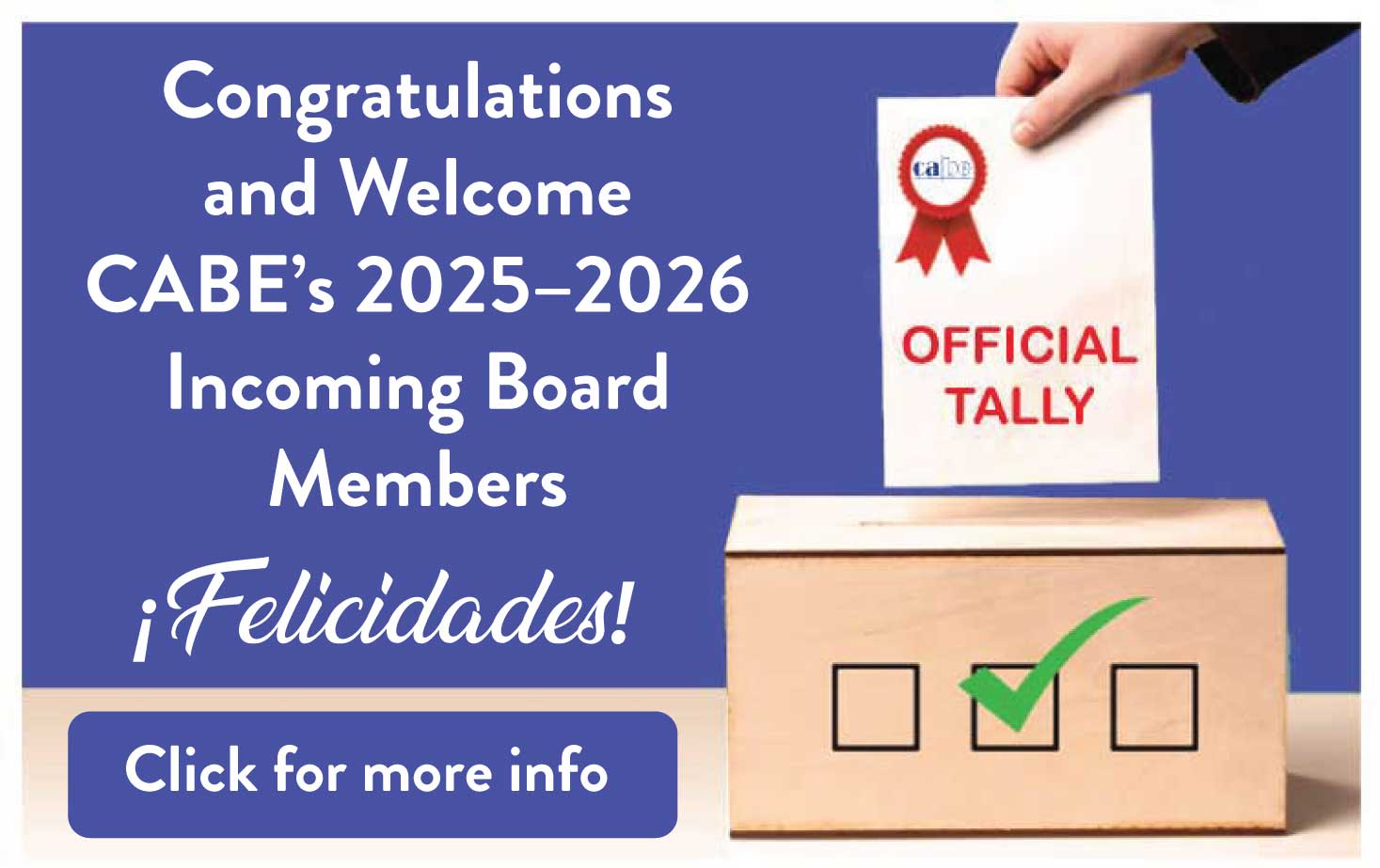 CABE – Go CABE!!!